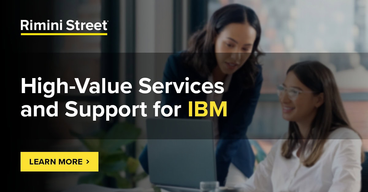 Third-Party Support for IBM: Db2, Cognos & more