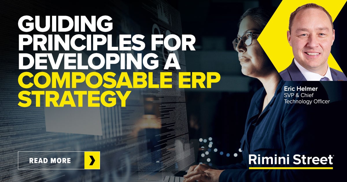 Composable ERP Strategy Guiding Principles | Rimini Street