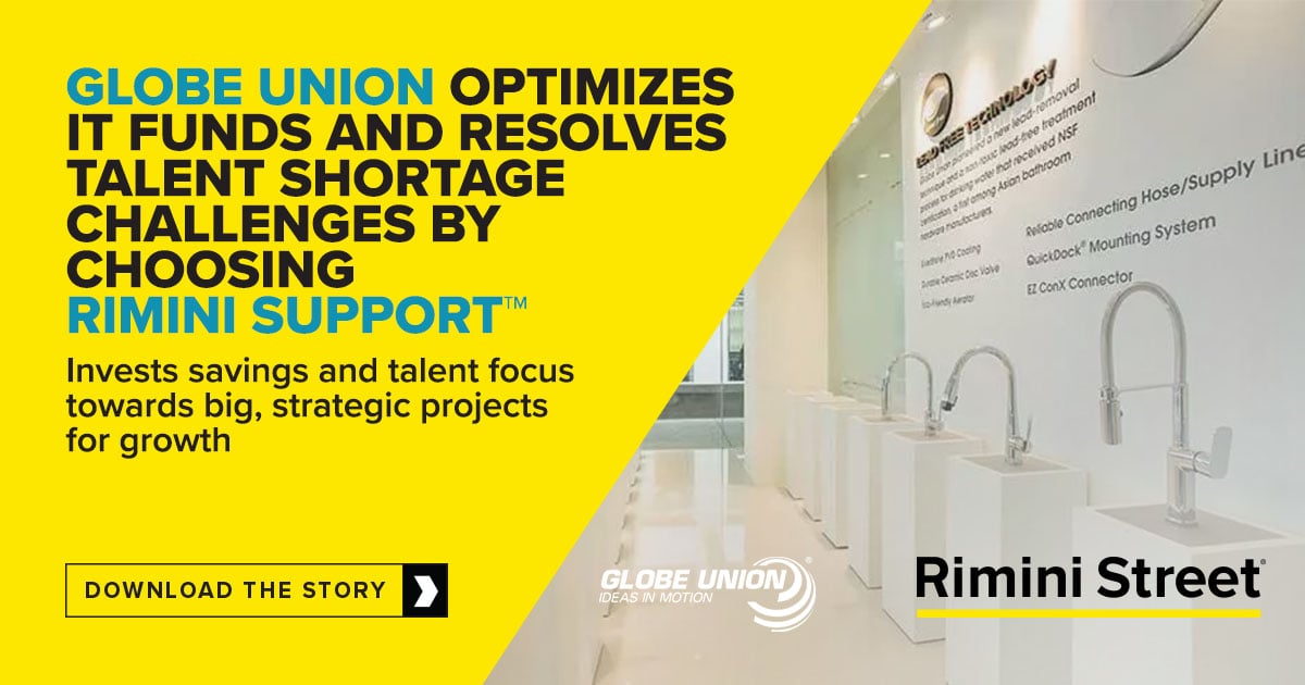Globe Union Industrial Corp Client Success Story | Rimini Street