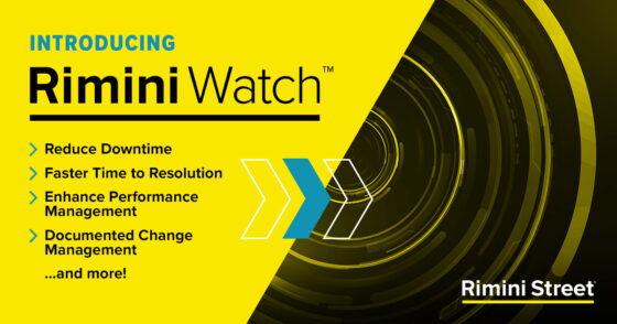 Rimini Street lança o Rimini Watch™ para ajudar as organizações a ...