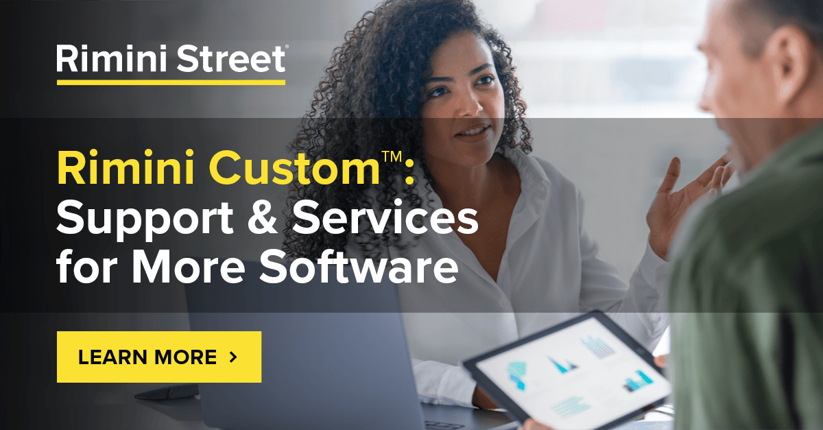 Legacy System Support & Managed Services | Rimini Custom™