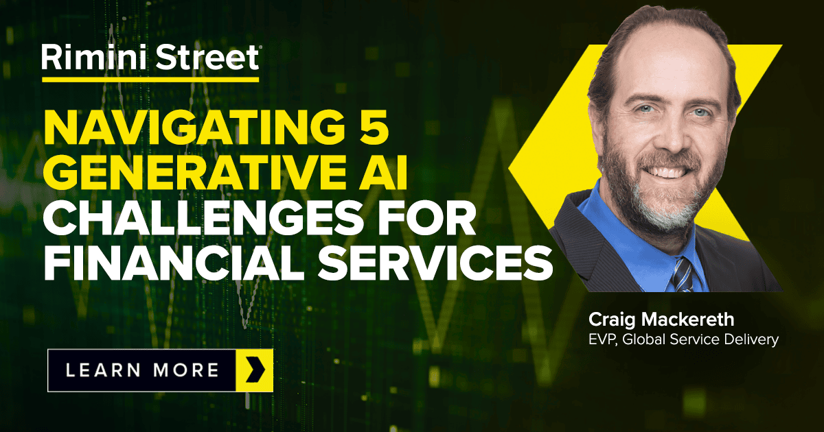Navigating Five Generative AI Challenges in Financial Services