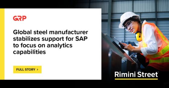 成功案例：Rimini Support for SAP™ 讓 GRP 實現人工智慧專案