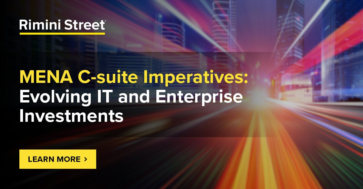 Survey – MENA C-Suite Imperatives: Evolving IT Investments