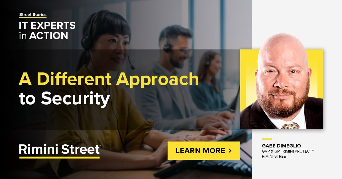 IT Experts in Action: Taking A Different Approach to Security