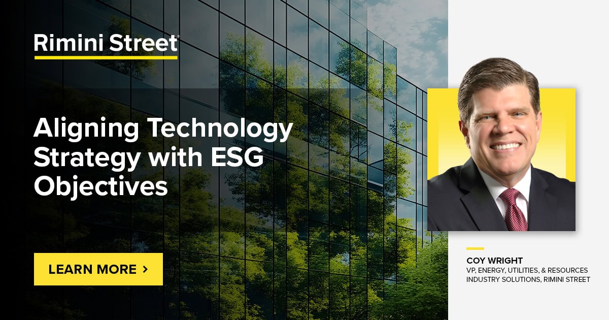 Aligning Technology with ESG Objectives
