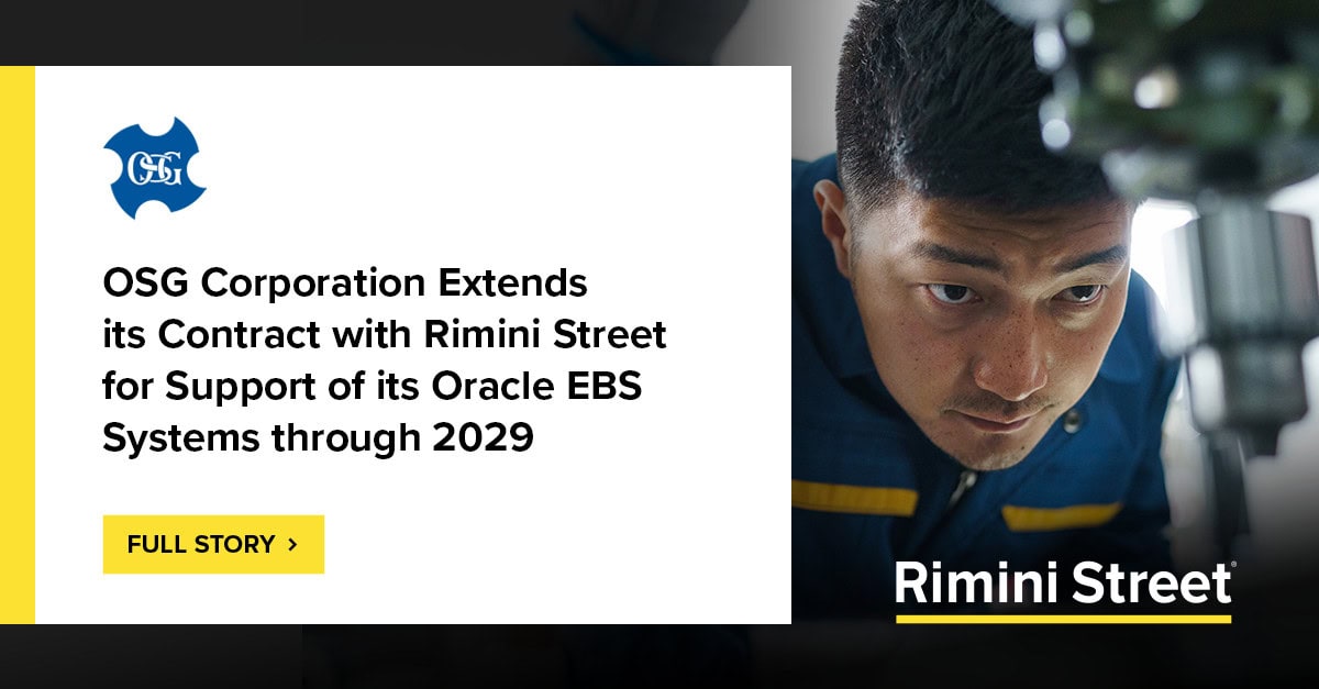 Success Story: OSG Corporation Accelerates Smart Factory Roadmap