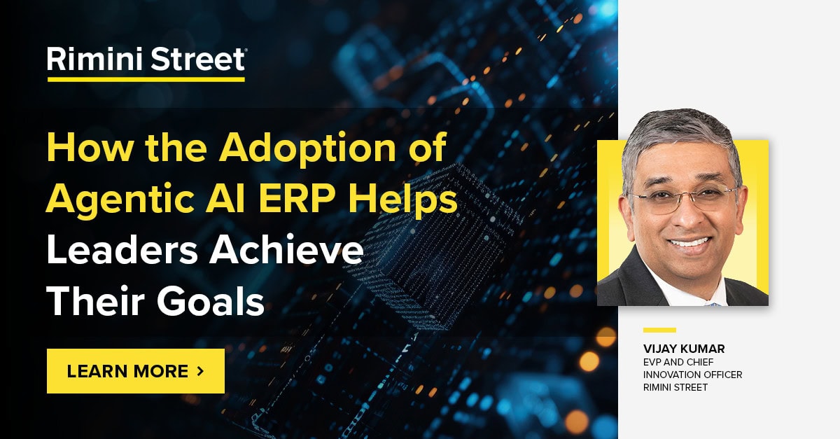 How the Adoption of Agentic AI ERP Helps Leaders Achieve Goals